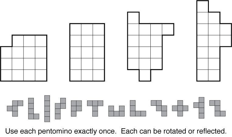 Friday Puzzle #112 - Pentominoes: motris — LiveJournal