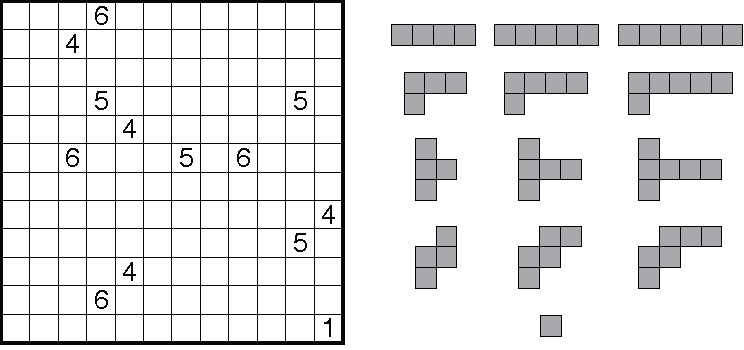 Friday Puzzle #71 - Shape Nurikabe: motris — LiveJournal